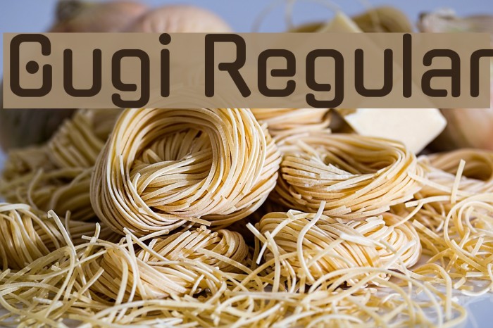 Gugi Regular Font - FFonts.net