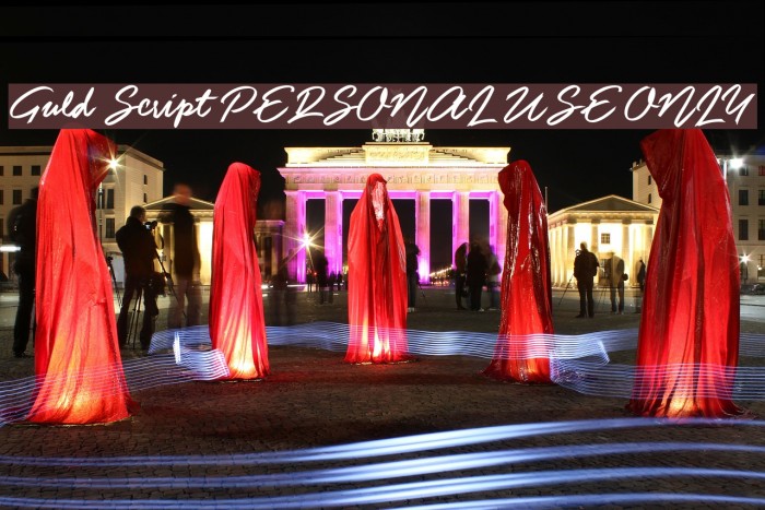 Guld Script PERSONAL USE ONLY Font - FFonts.net