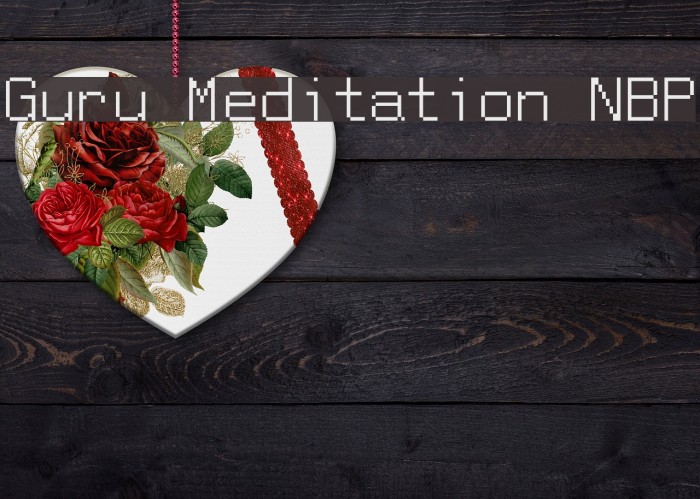 Guru Meditation NBP Font - FFonts.net