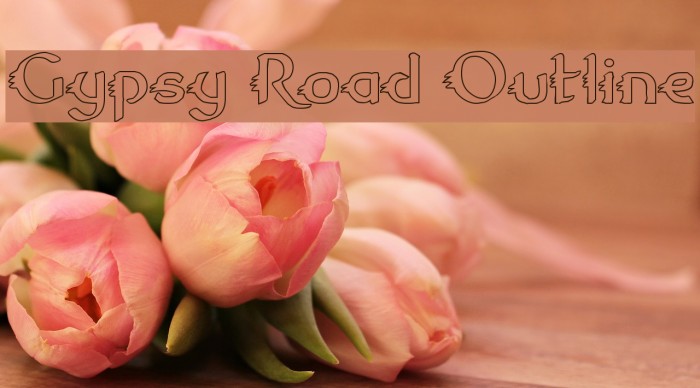 Gypsy Road Outline Font - FFonts.net