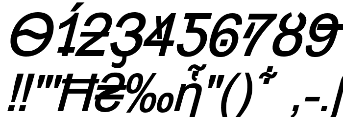 Hack Attack Bold Italic Font - FFonts.net