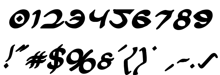 Half-Elven Bold Italic Font - FFonts.net