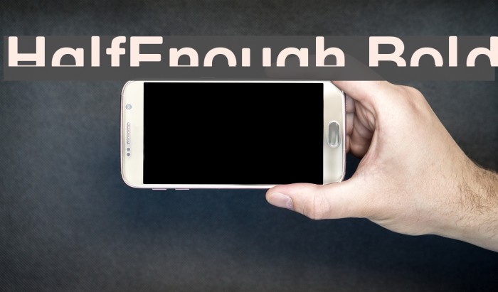 HalfEnough Bold Font - FFonts.net