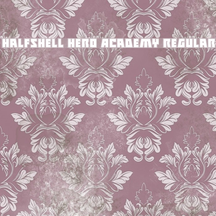Halfshell Hero Academy Regular Font - FFonts.net