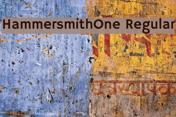 HammersmithOne Regular Font - FFonts.net