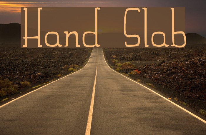 Hand Slab Font - FFonts.net