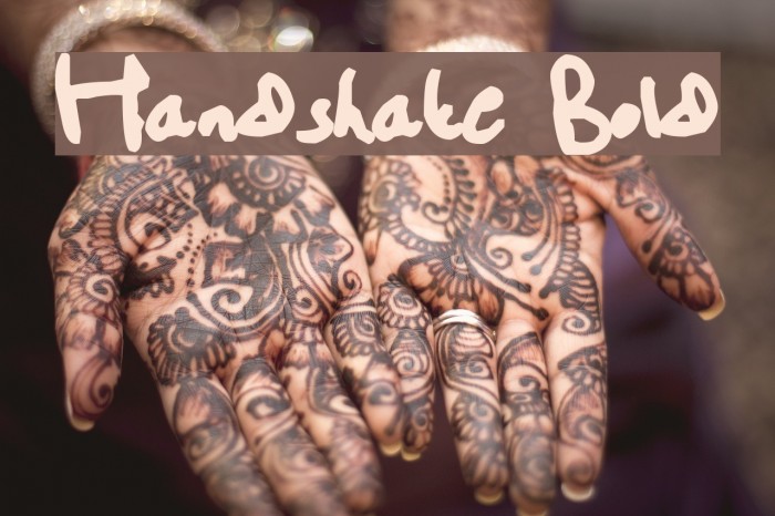 Handshake Bold Font - FFonts.net