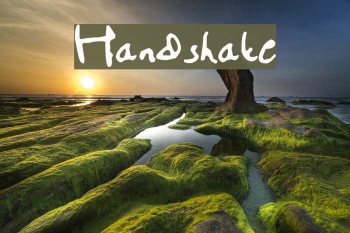 Handshake Font - FFonts.net