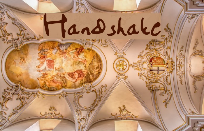 Handshake Font - FFonts.net
