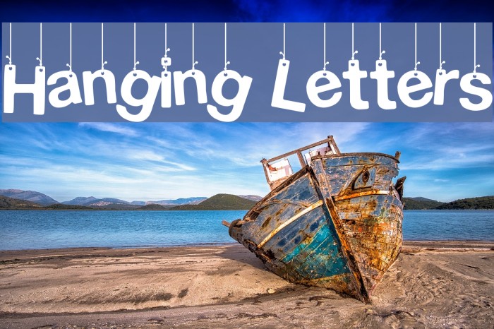 Hanging Letters Font - FFonts.net