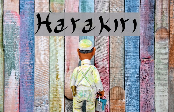 Harakiri Font - FFonts.net