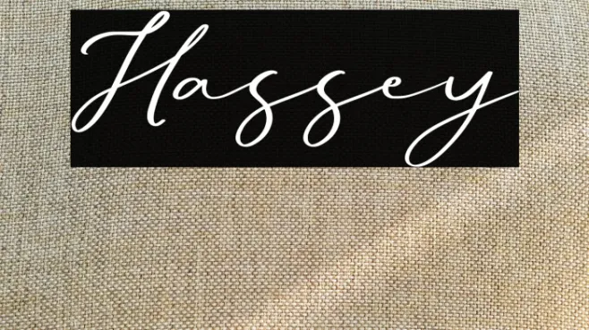 Hassey Font | Free Download (TTF/OTF) | FFonts.net