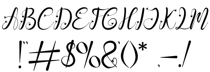 haney love Font - FFonts.net