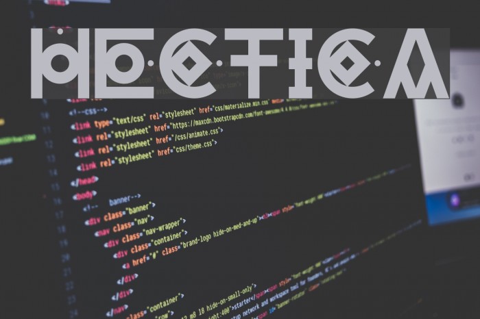 HECTICA Font - FFonts.net