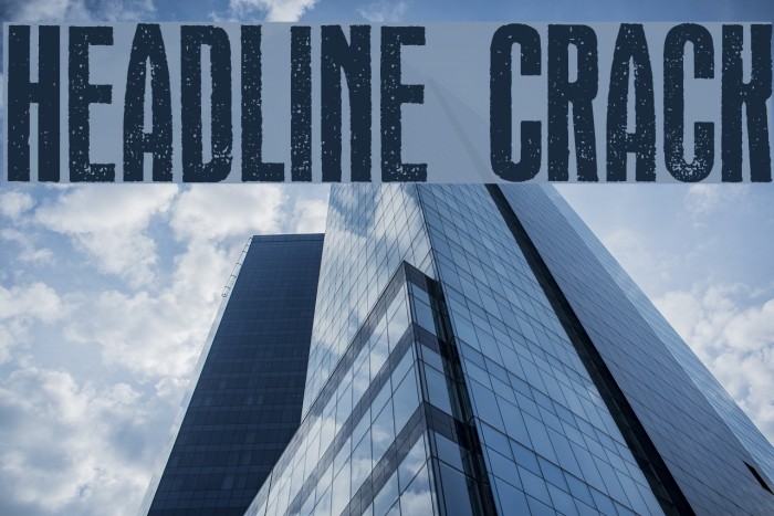 Headline Crack Font - FFonts.net