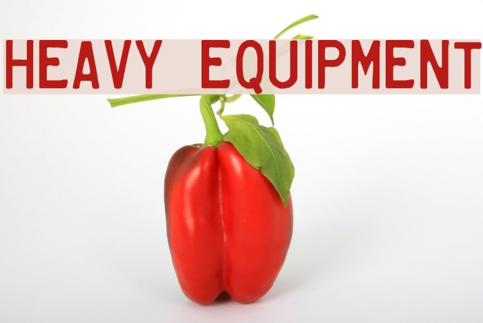 Heavy Equipment Font - FFonts.net