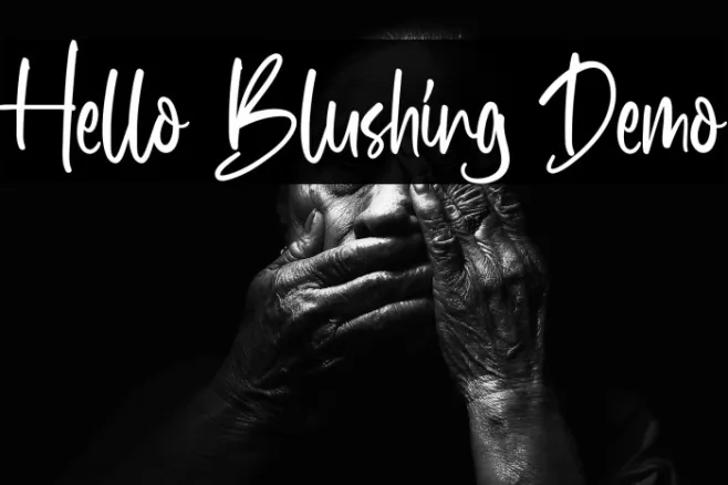 Hello Blushing Demo Font | Free Download (TTF/OTF) | FFonts.net