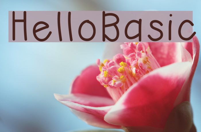 HelloBasic Font - FFonts.net