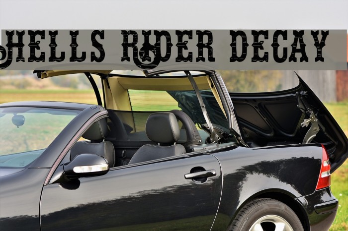 Hells Rider Decay Font - FFonts.net