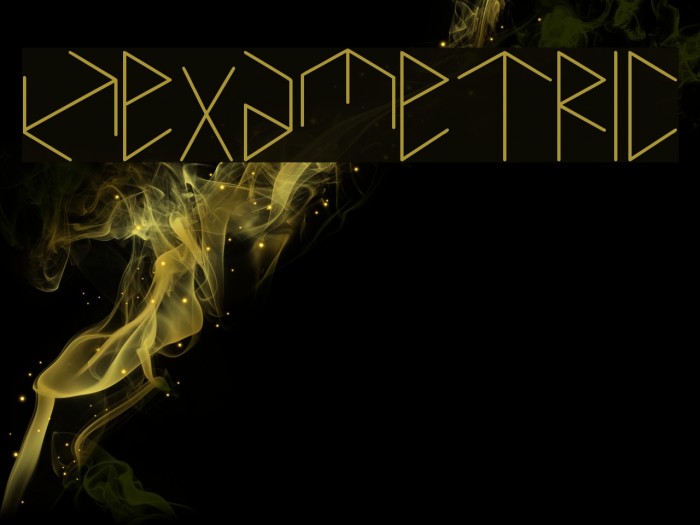 Hexametric Font - FFonts.net