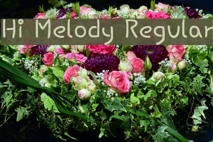 Hi Melody Regular Font - FFonts.net