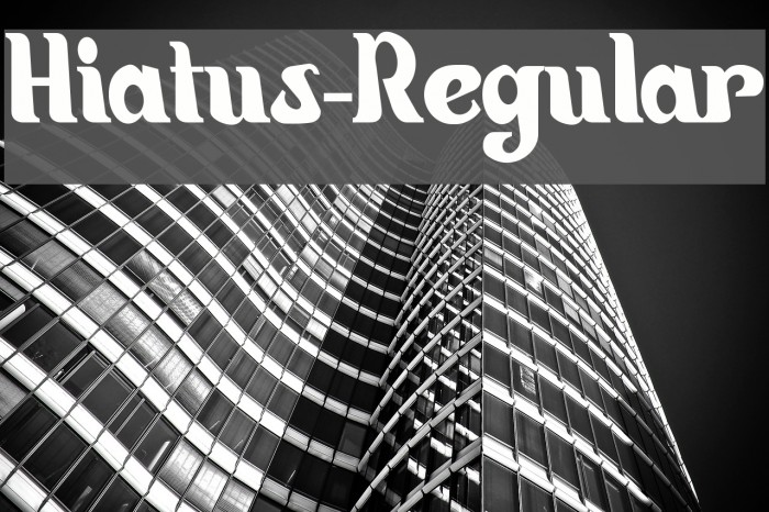 Hiatus-Regular Font - FFonts.net