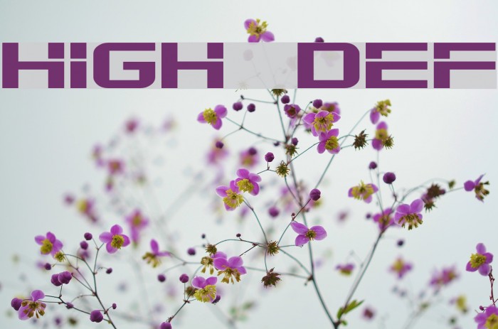 High Def Font - FFonts.net