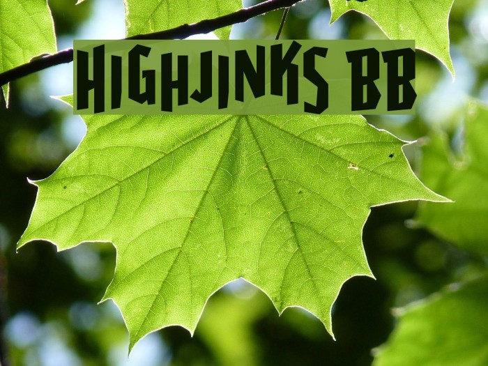 Highjinks BB Font - FFonts.net