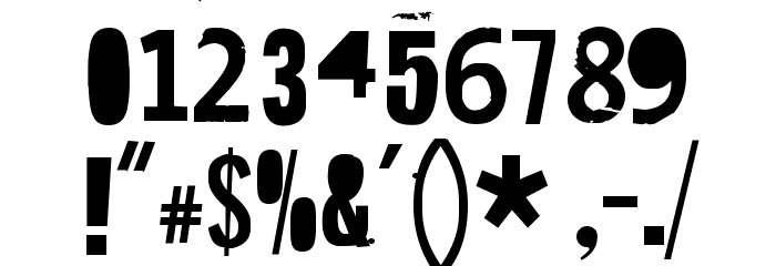 Hit me, punk! 09 Font - FFonts.net