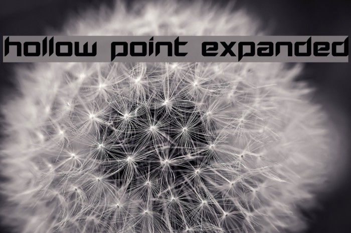 Hollow Point Expanded Font - FFonts.net