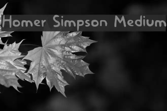 Homer Simpson Medium Font - Free Download (TTF/OTF) | FFonts