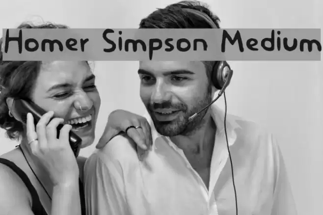 Homer Simpson Medium Font - Free Download (TTF/OTF) | FFonts