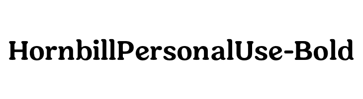 HornbillPersonalUse-Bold Font | Download for Free - FFonts.n HornbillPersonalUse-Bold Font | Download for Free - FFonts.n