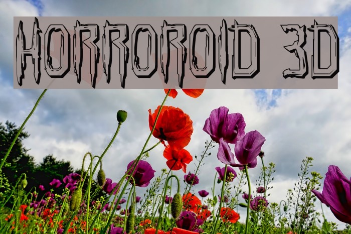 Horroroid 3D Font - FFonts.net