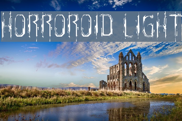 Horroroid Light Font - FFonts.net
