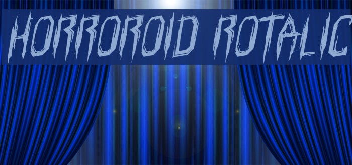 Horroroid Rotalic Font - FFonts.net