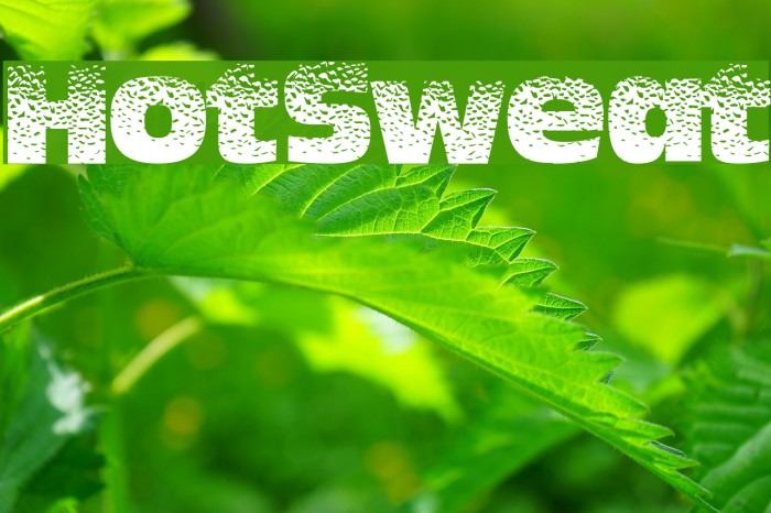 HotSweat Font - FFonts.net