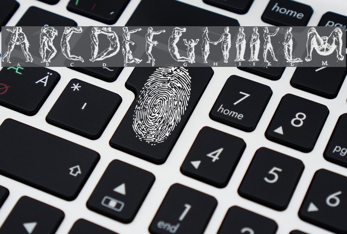 Human letters Font - FFonts.net