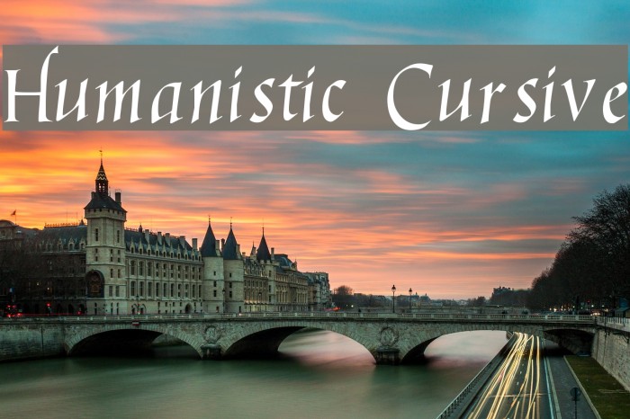 Humanistic Cursive Font - FFonts.net