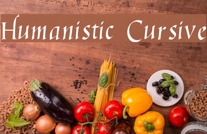 Humanistic Cursive Font - FFonts.net