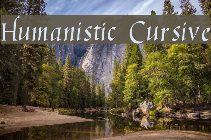 Humanistic Cursive Font - FFonts.net