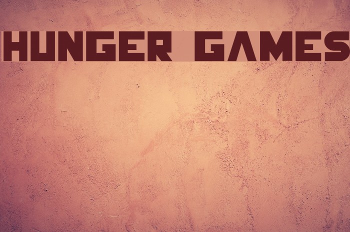 Hunger Games Font - FFonts.net