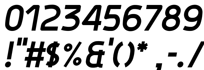 Hyperjump ExtraBold Oblique Font - FFonts.net