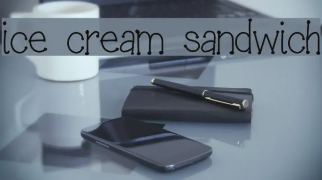 ice cream sandwich Font | Free Download (TTF/OTF) | FFonts.n