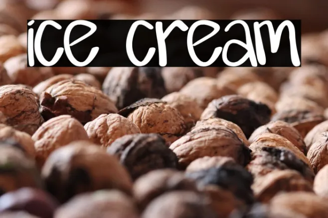 ice cream Font | Free Download (TTF/OTF) | FFonts.net