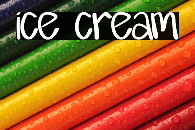 ice cream Font | Free Download (TTF/OTF) | FFonts.net