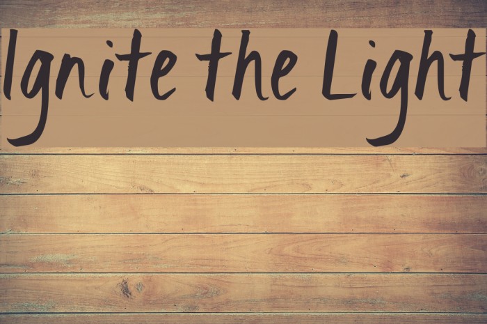 Ignite the Light Font - FFonts.net