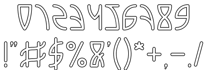 INTERPLANETARY-Hollow Font - FFonts.net