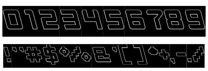 INVASION-Hollow-Inverse Font - FFonts.net