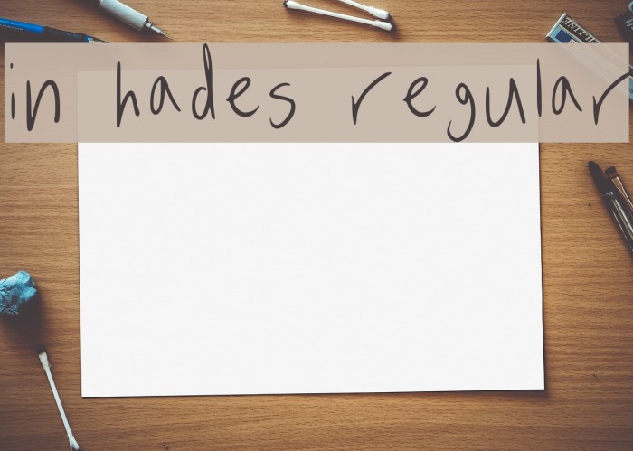 In Hades Regular Font - FFonts.net